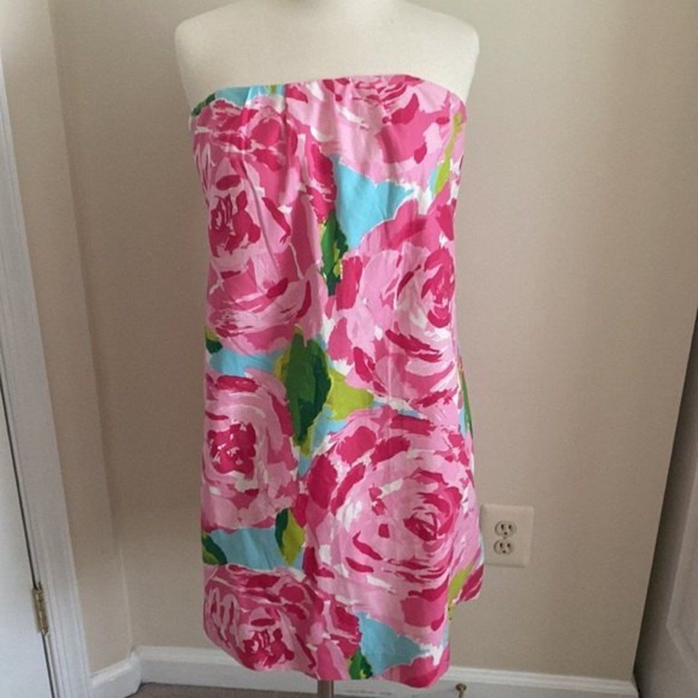 Lilly Pulitzer First Impressions Keetan Strapless Dre… - Gem